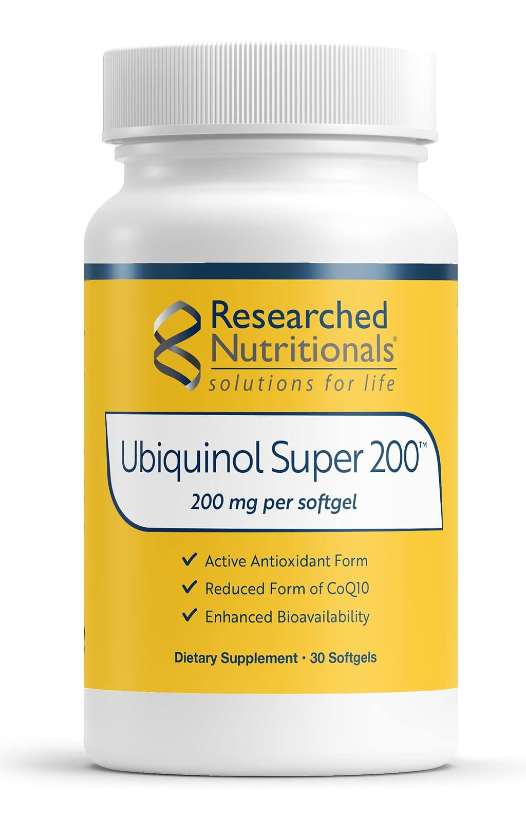 high potency coq10 ubiquinol softgels