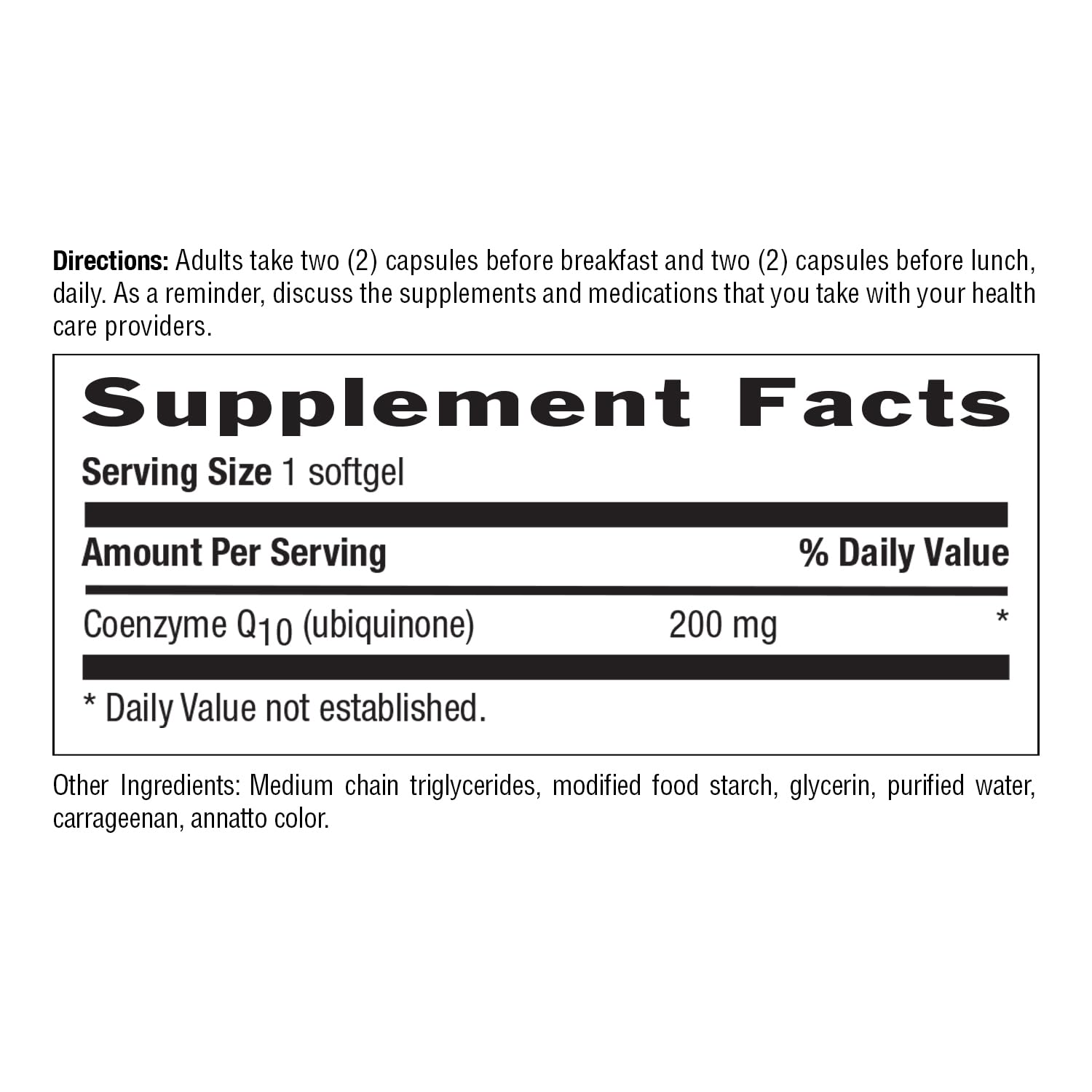 high potency coq10 vegan formula