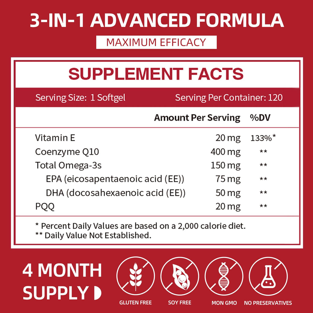 high potency coq10 with omega 3