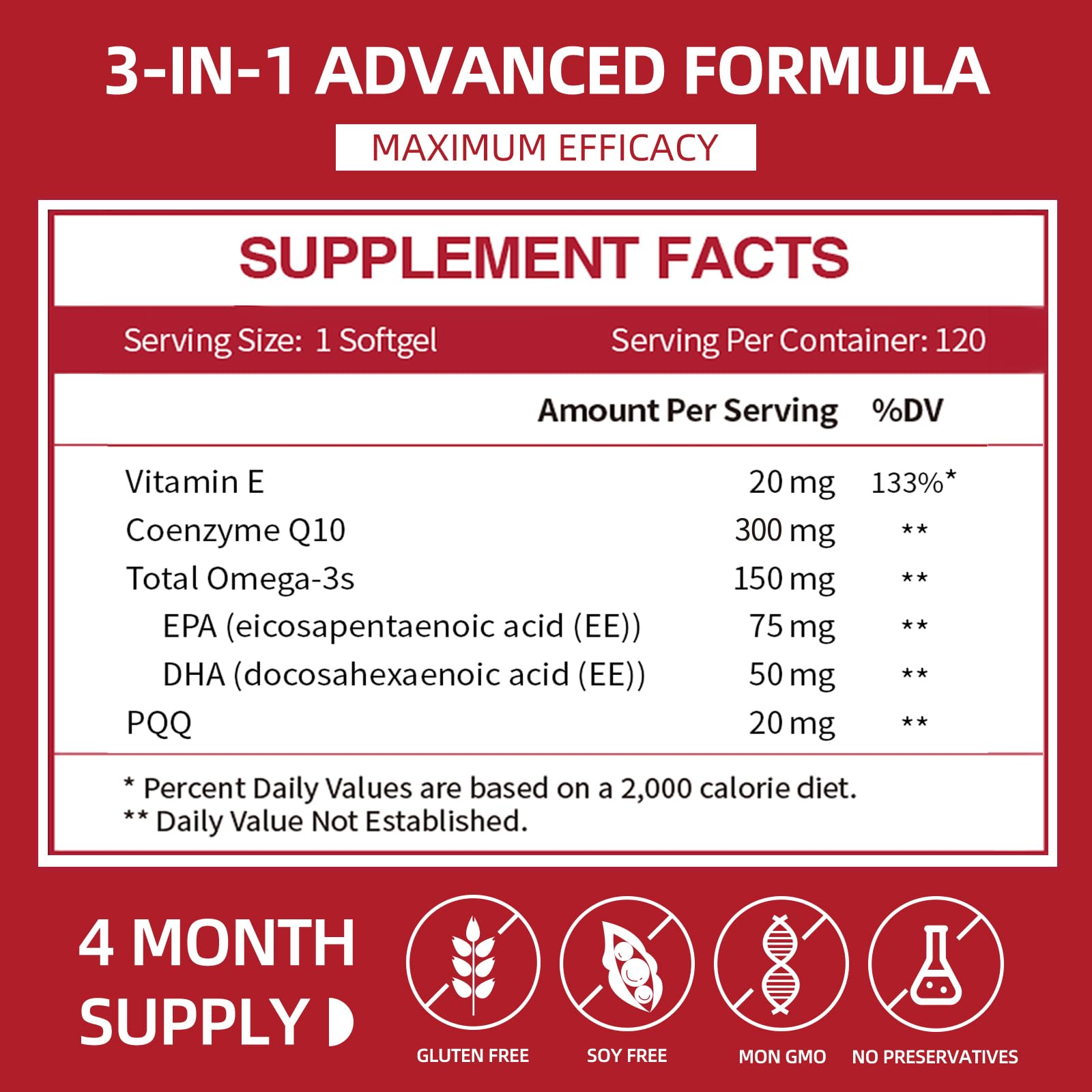 high potency coq10 with omega 3