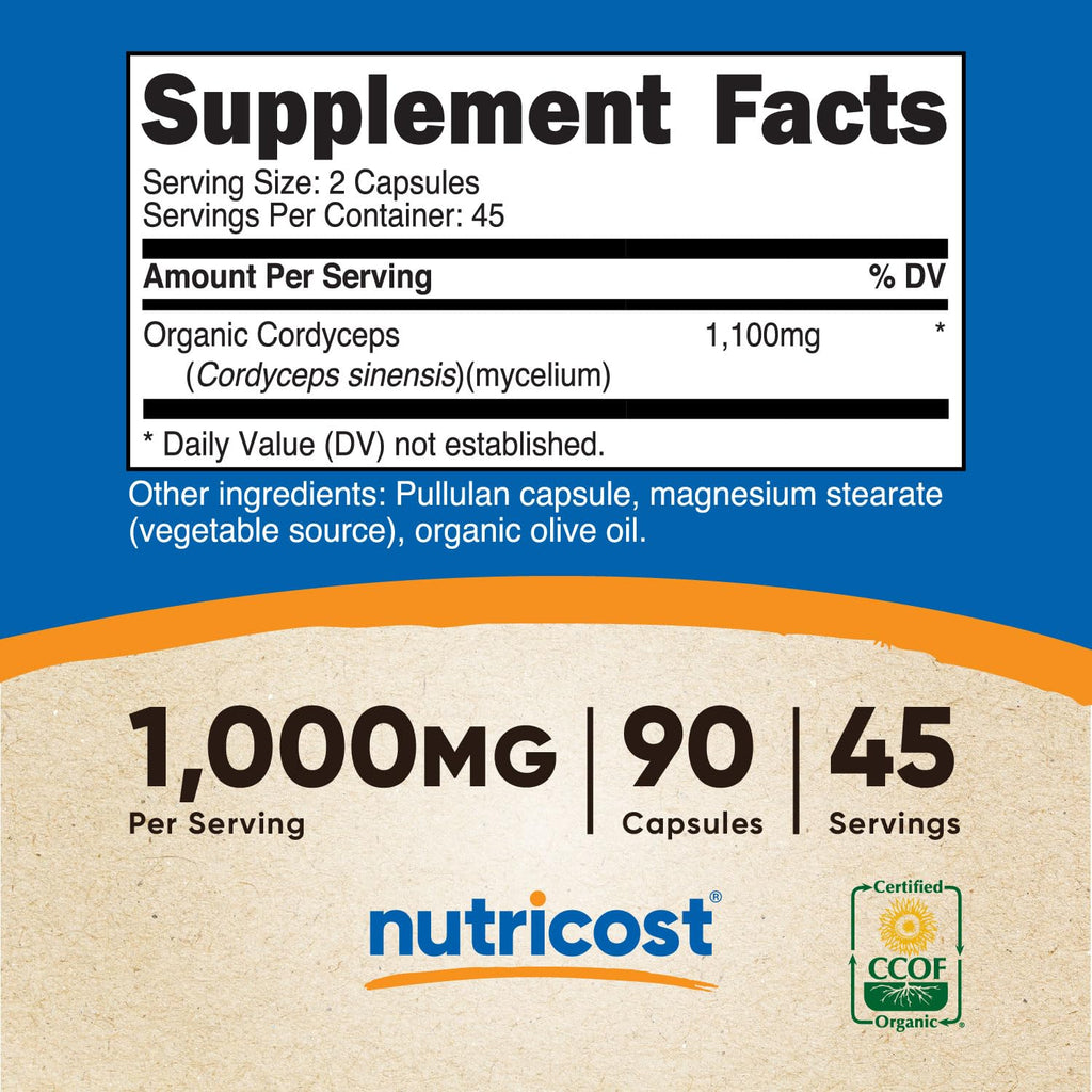High potency cordyceps supplement