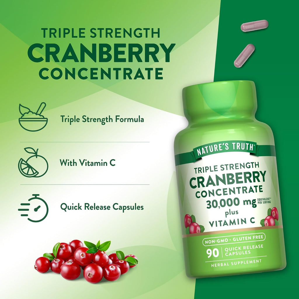 high potency cranberry concentrate 60 count