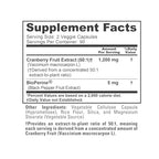 High potency cranberry extract capsules