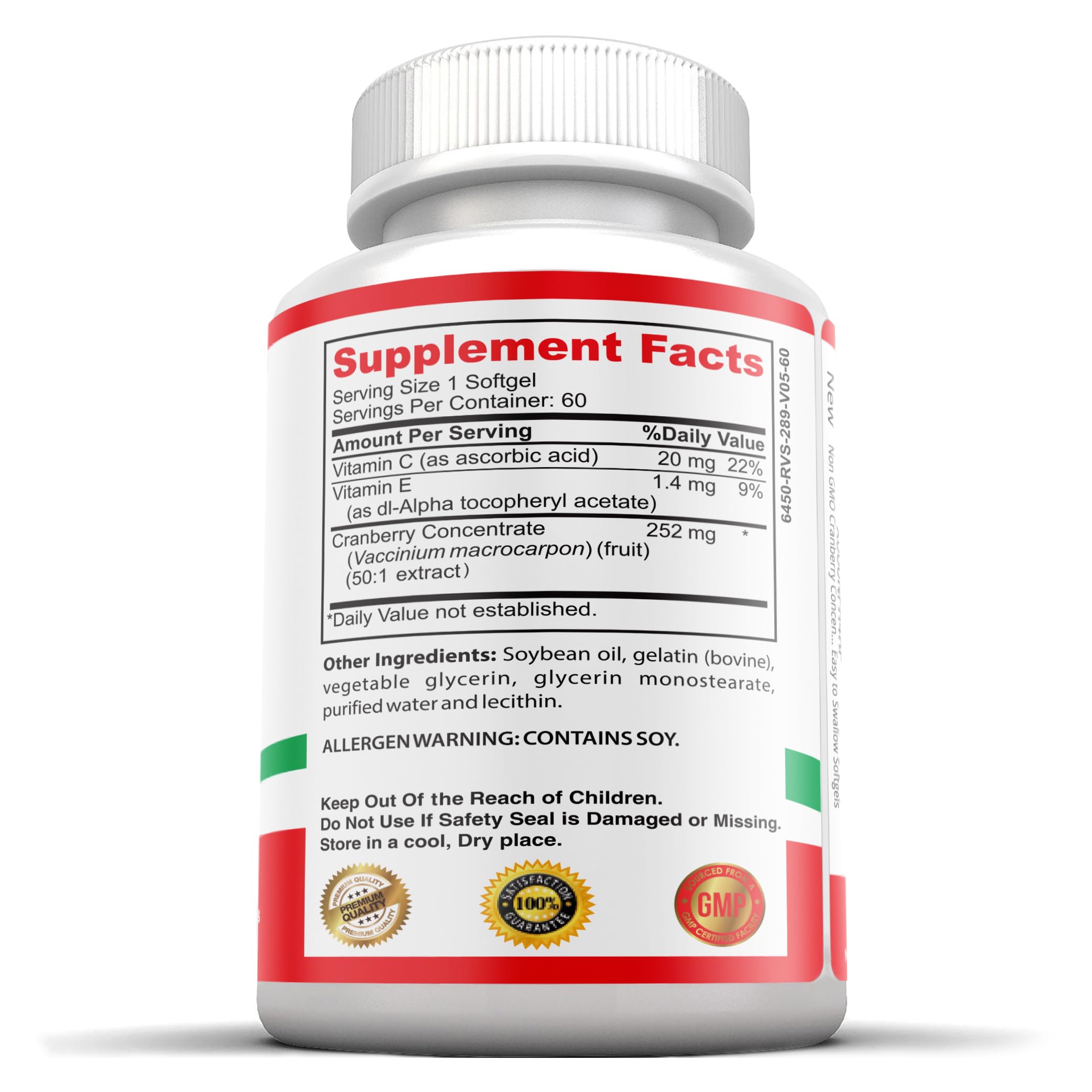 High potency cranberry extract for men