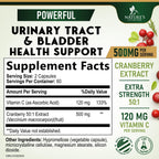 High potency Cranberry vitamin C supplement