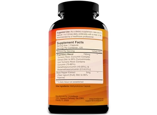 high potency curcumin 755mg dosage