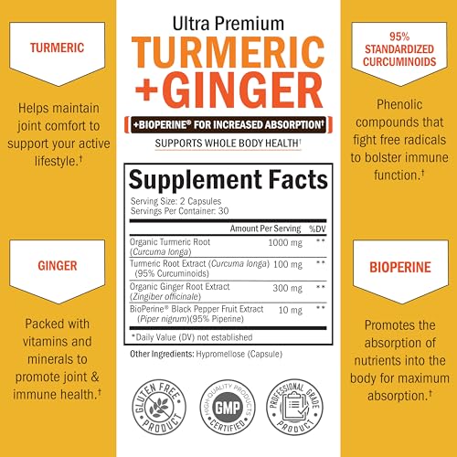 high potency curcumin with ginger