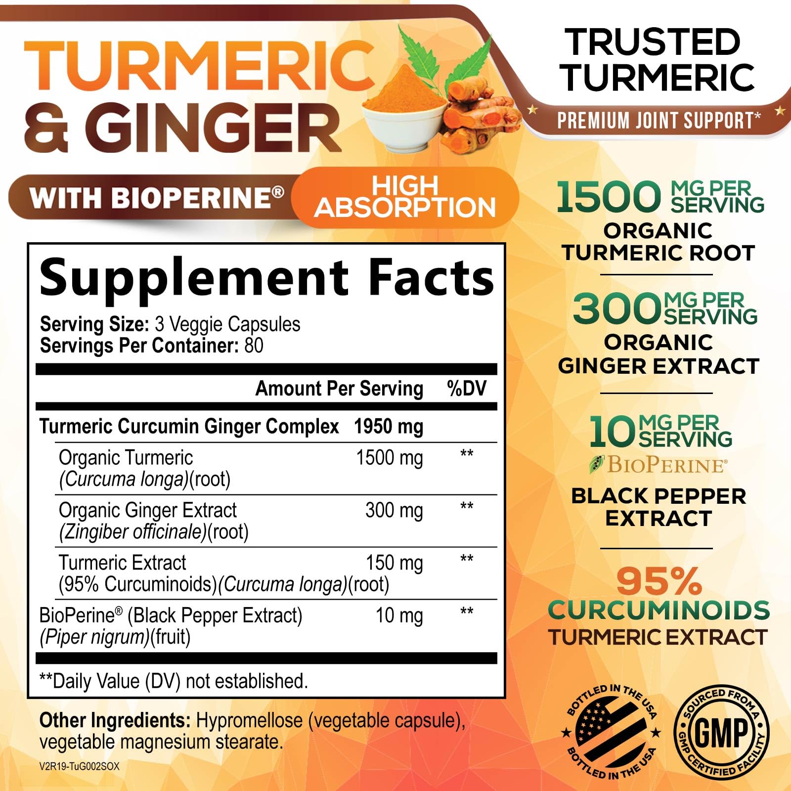 high potency curcumin with ginger