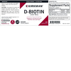 high potency d-Biotin for energy support