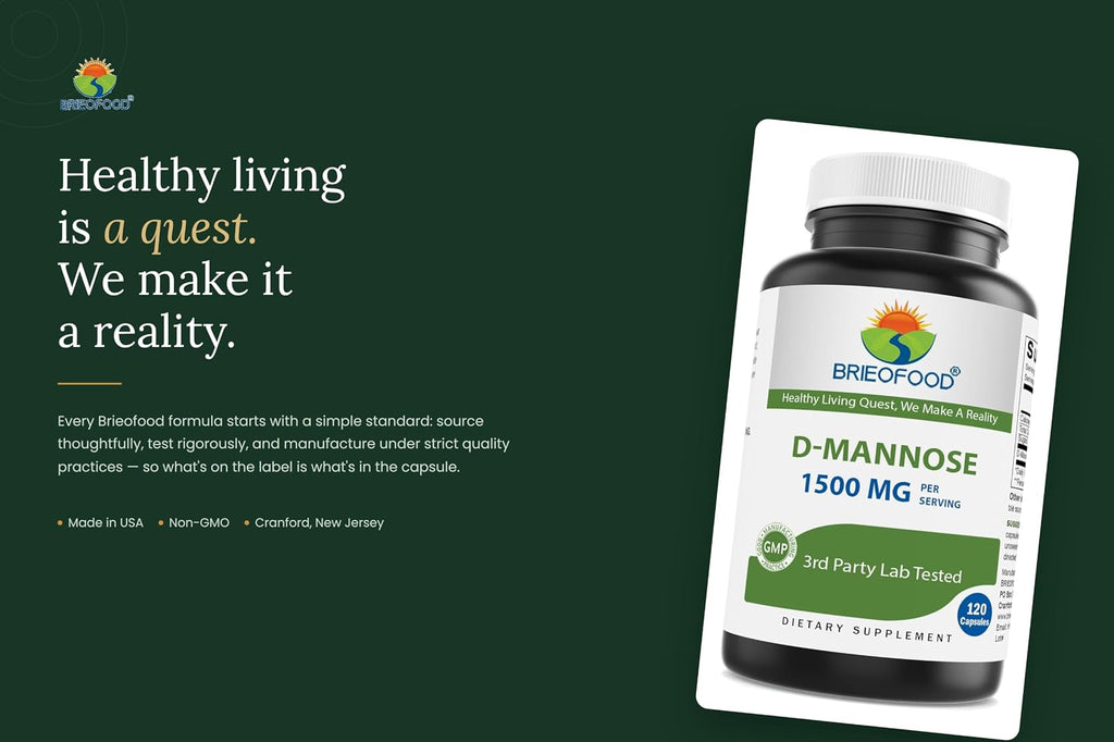 High potency D-Mannose capsules for vitality