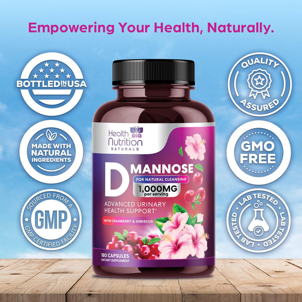 High potency D-Mannose capsules for wellness