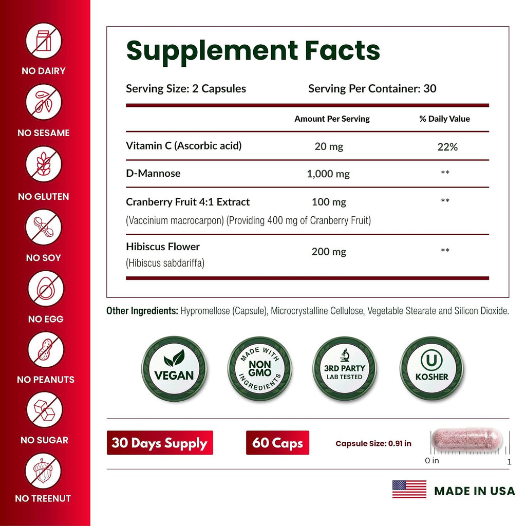 high potency D Mannose formula