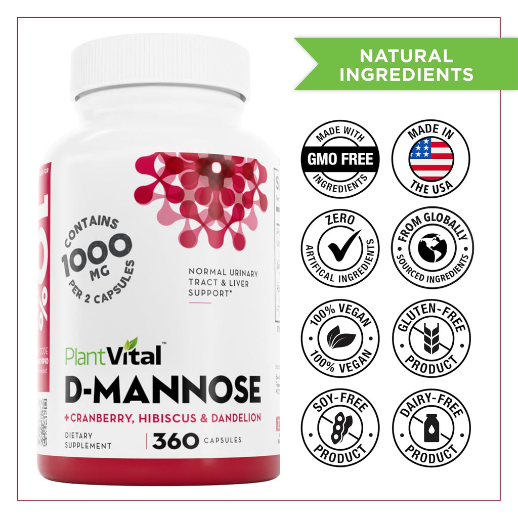 High potency D-Mannose supplement