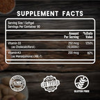 High potency D3 K2 softgels