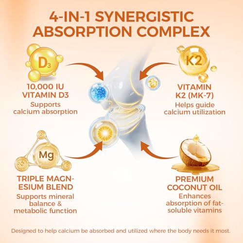 High potency D3 K2 Vitamin supplement