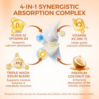 High potency D3 K2 Vitamin supplement