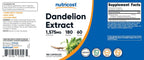 high potency dandelion extract 180 count