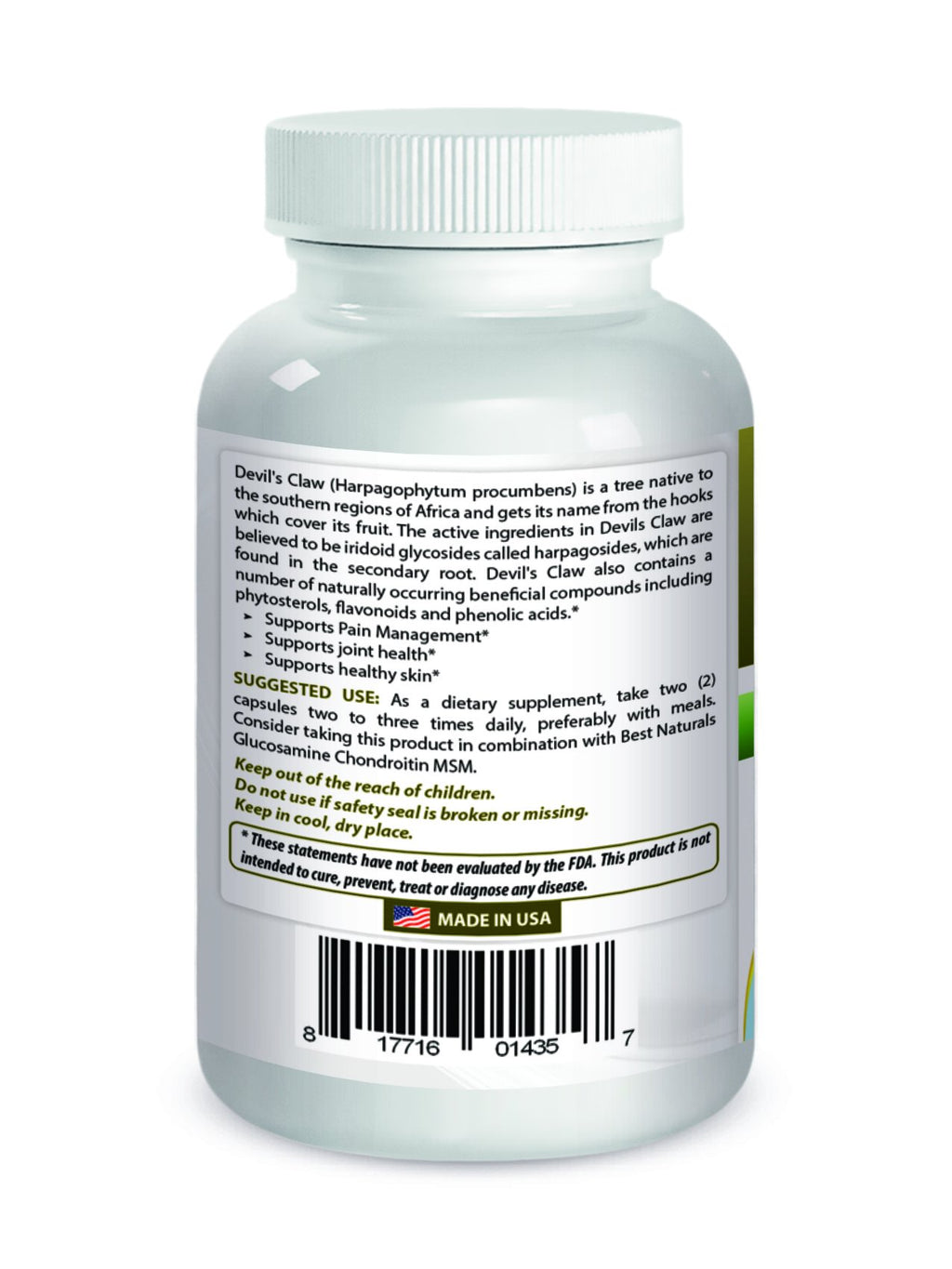 high potency Devil's Claw capsules