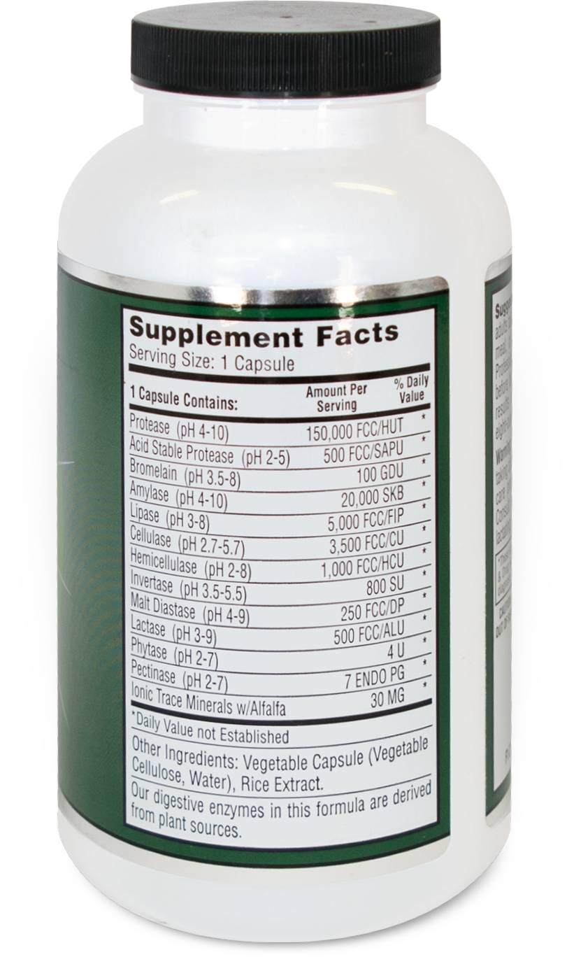 high potency digestive enzymes capsules