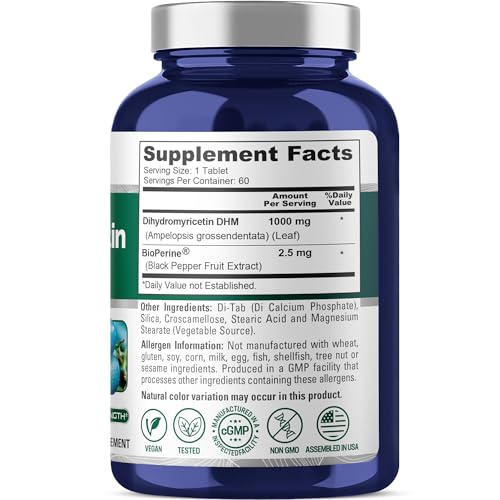 High potency Dihydromyricetin tablets