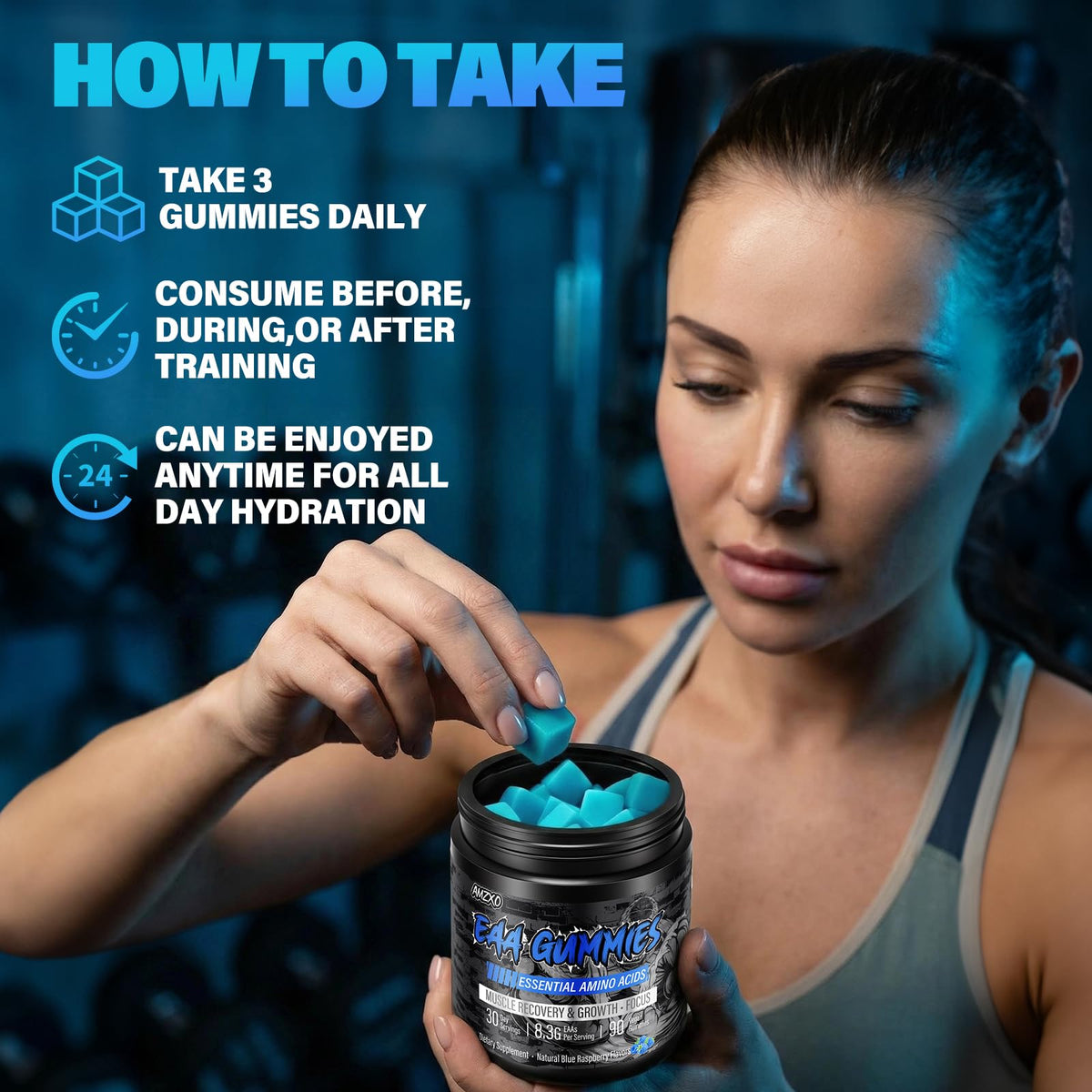 High potency EAA supplement 8300 mg