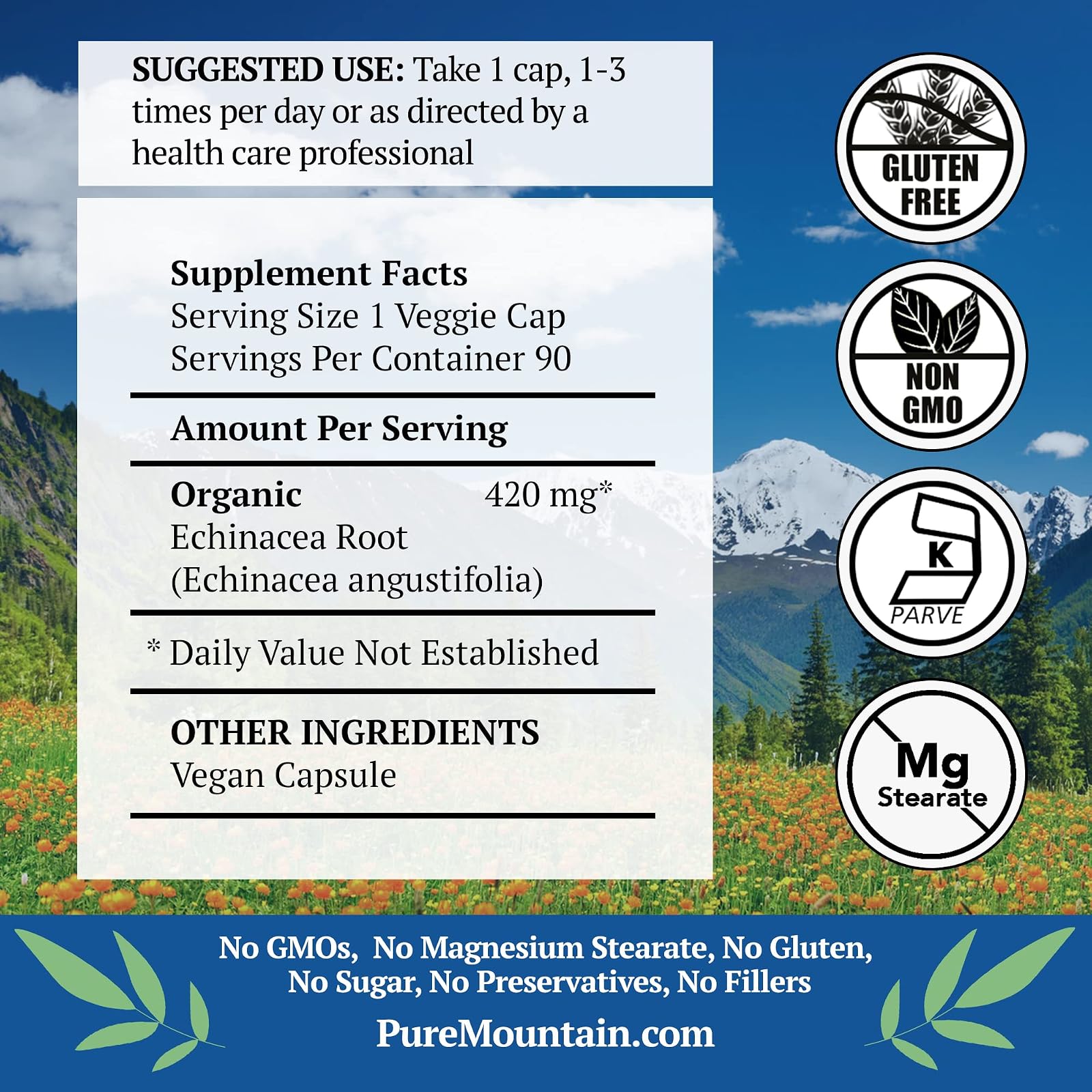 high potency echinacea 420 mg