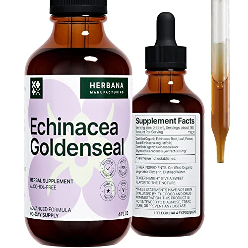 High potency echinacea herbal drops