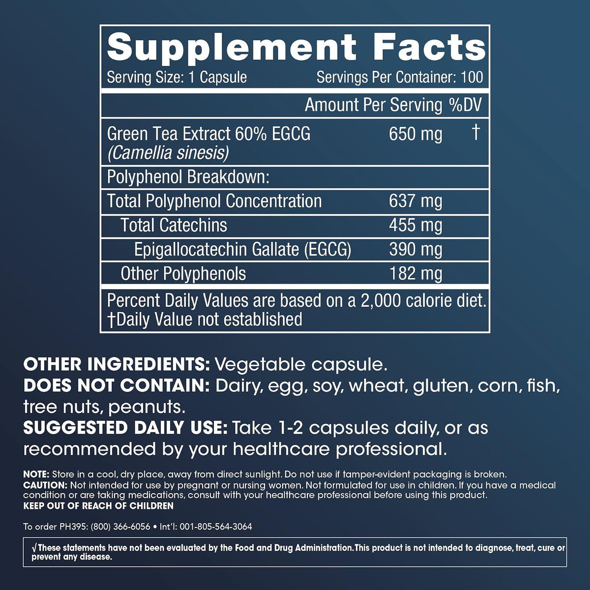 high potency EGCG green tea extract