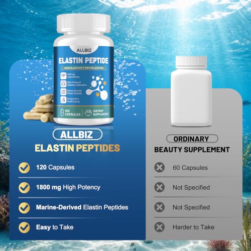 high potency elastin peptides capsules
