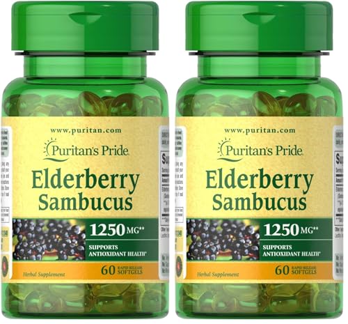High potency elderberry antioxidant supplement