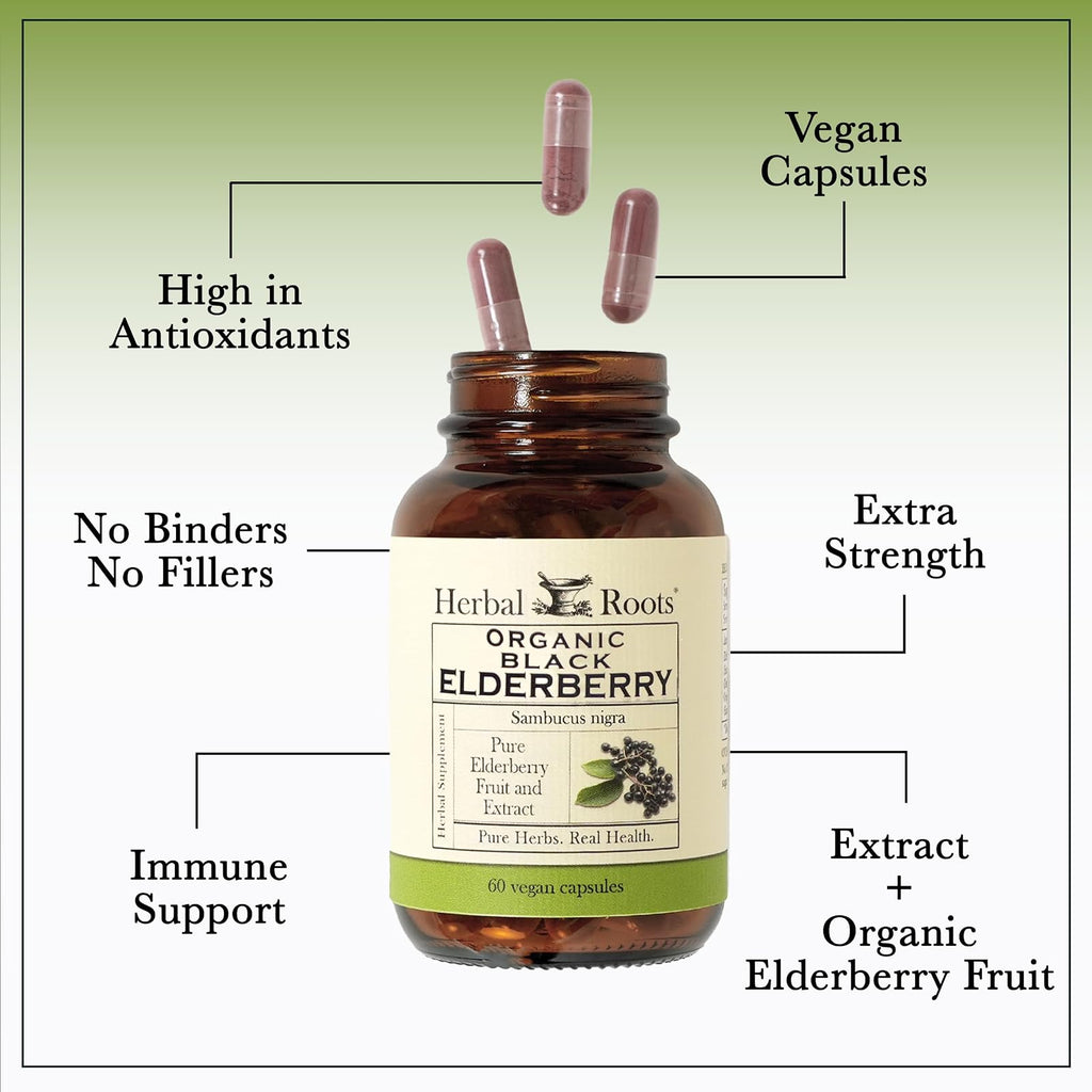 high potency elderberry capsules 1000 mg