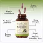 high potency elderberry capsules 1000 mg