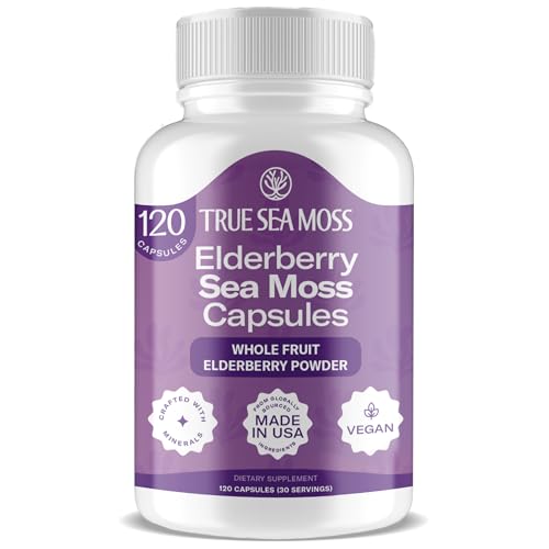 High potency elderberry capsules for wellness
