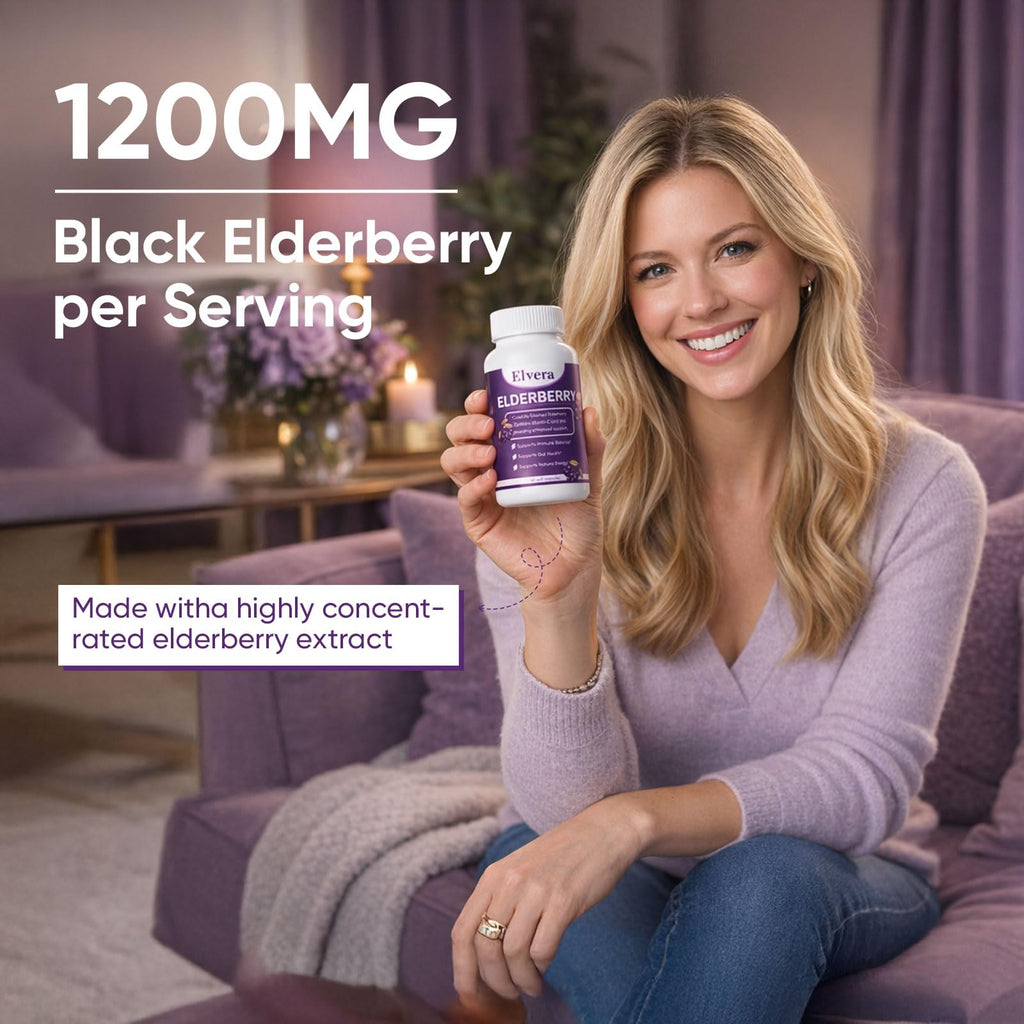high potency elderberry extract capsules