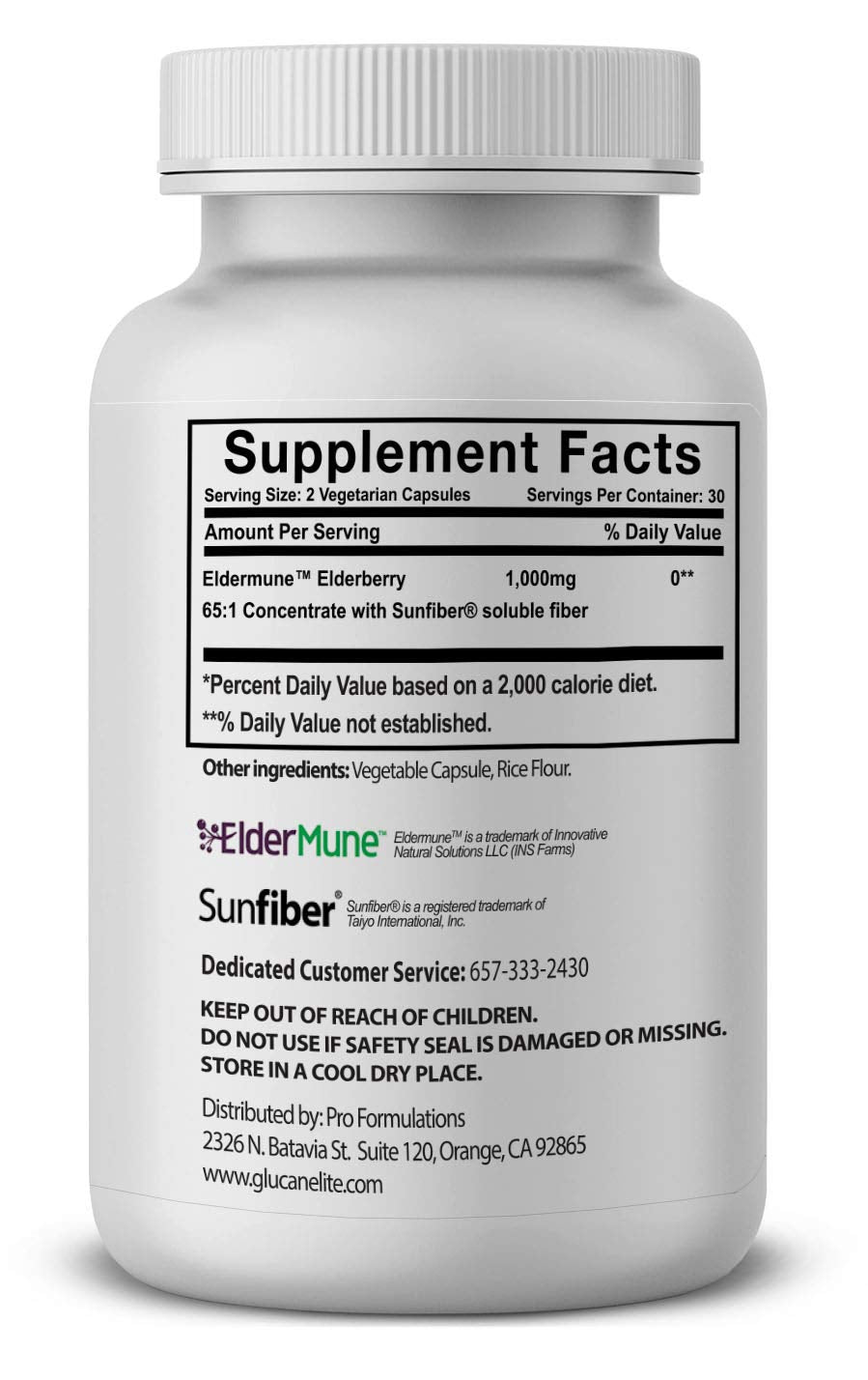 High potency elderberry for immune boost