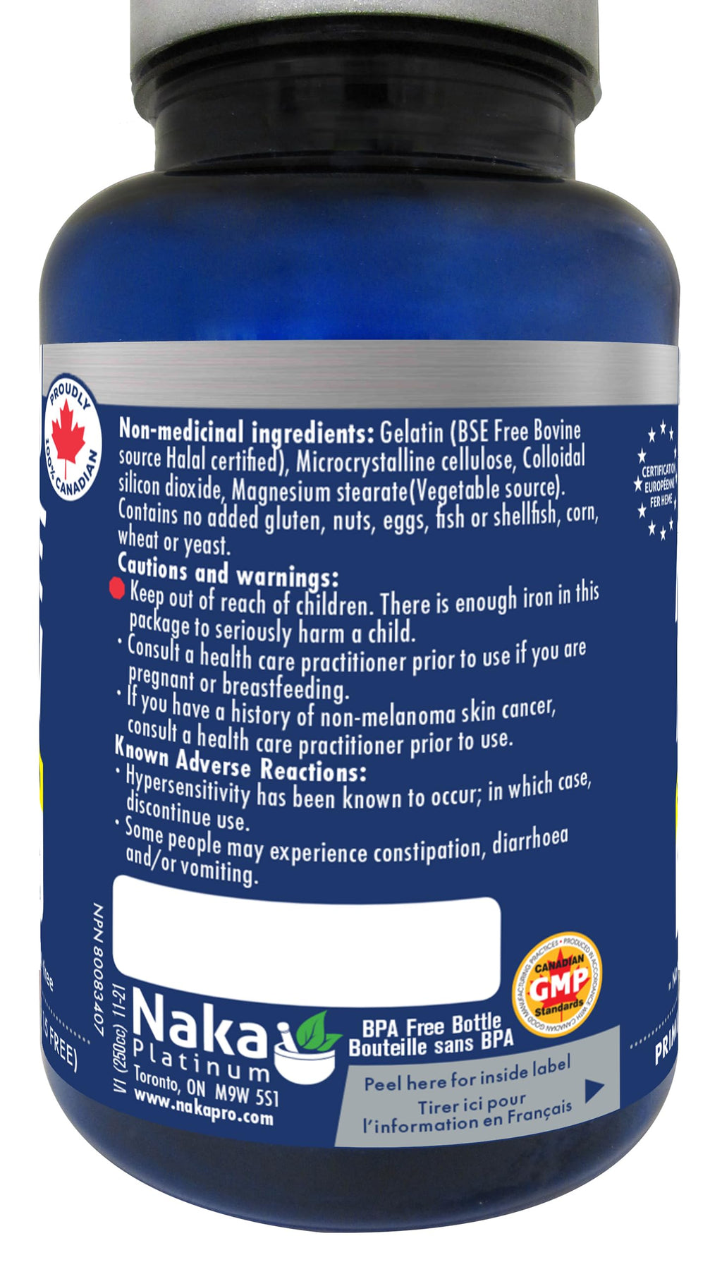 high potency elemental iron formula