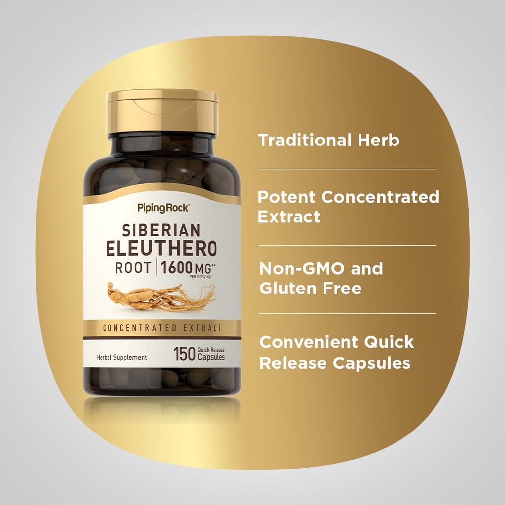 high potency eleuthero capsules