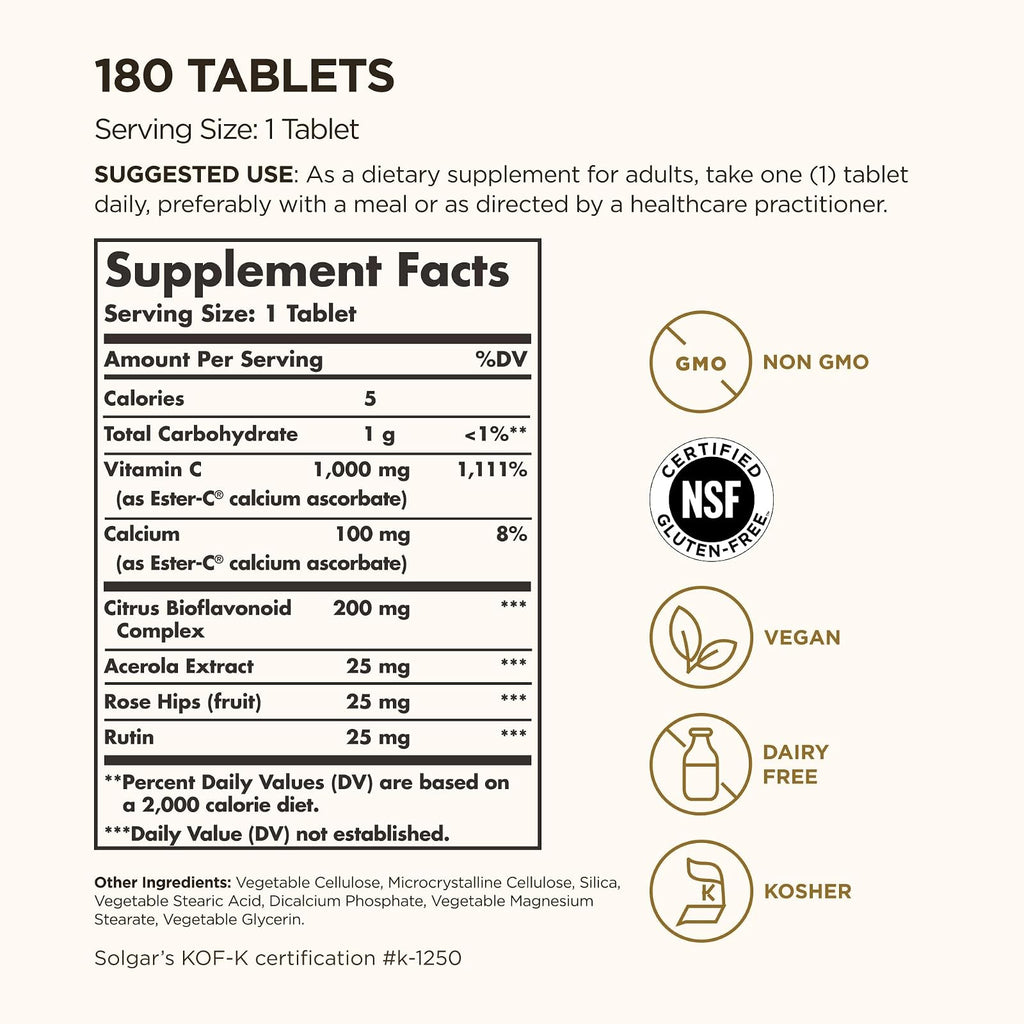 high potency Ester-C 1000 mg