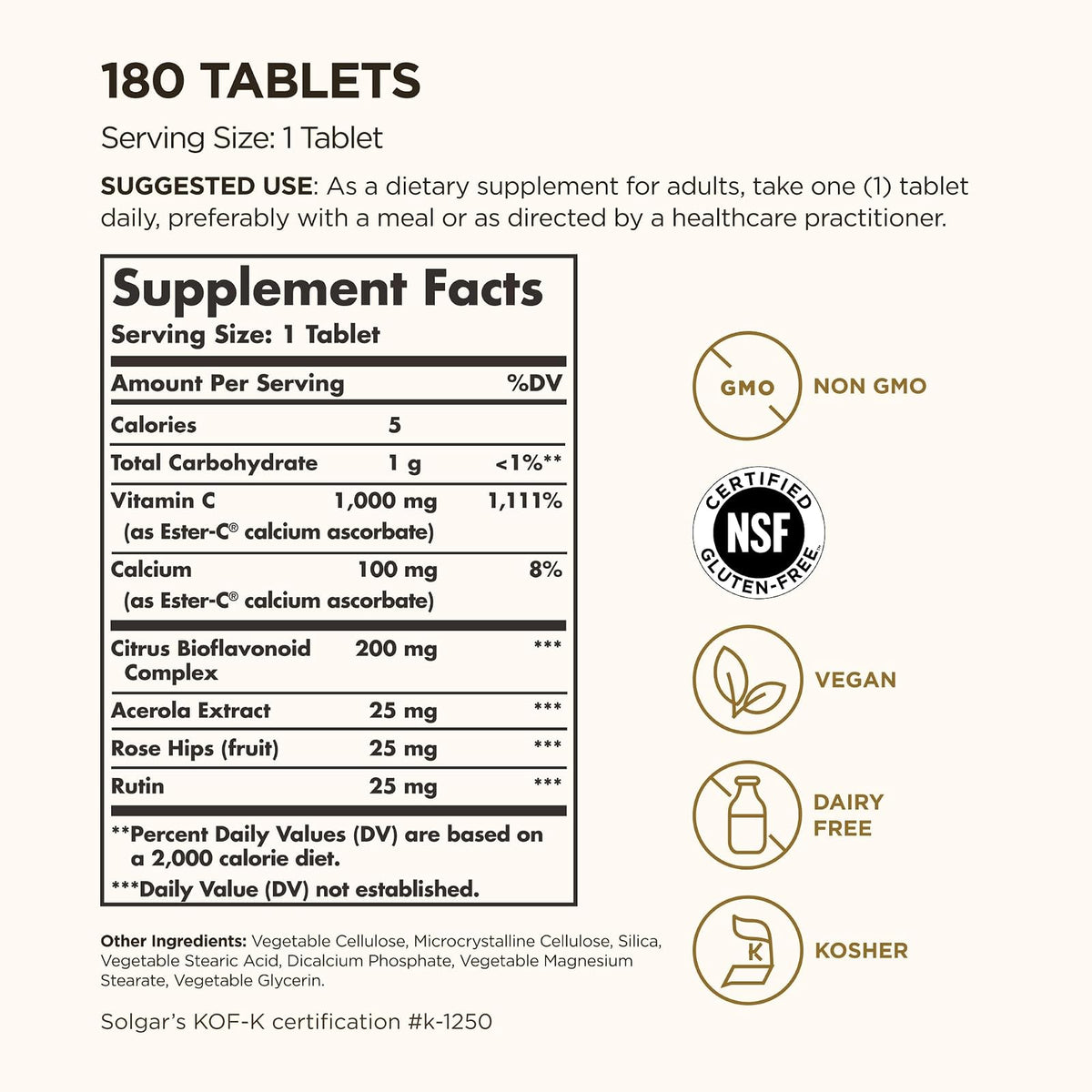 high potency Ester-C 1000 mg