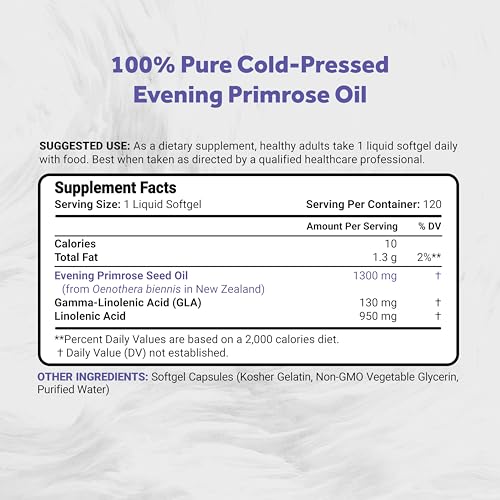high potency evening primrose softgels