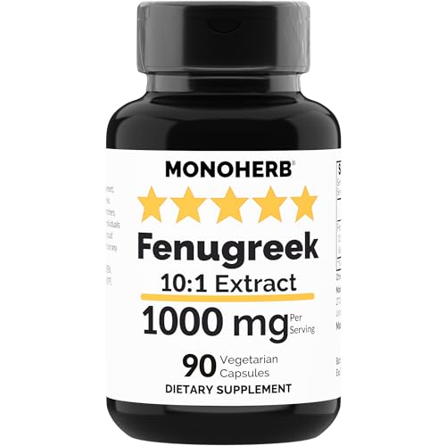 High potency fenugreek extract capsules