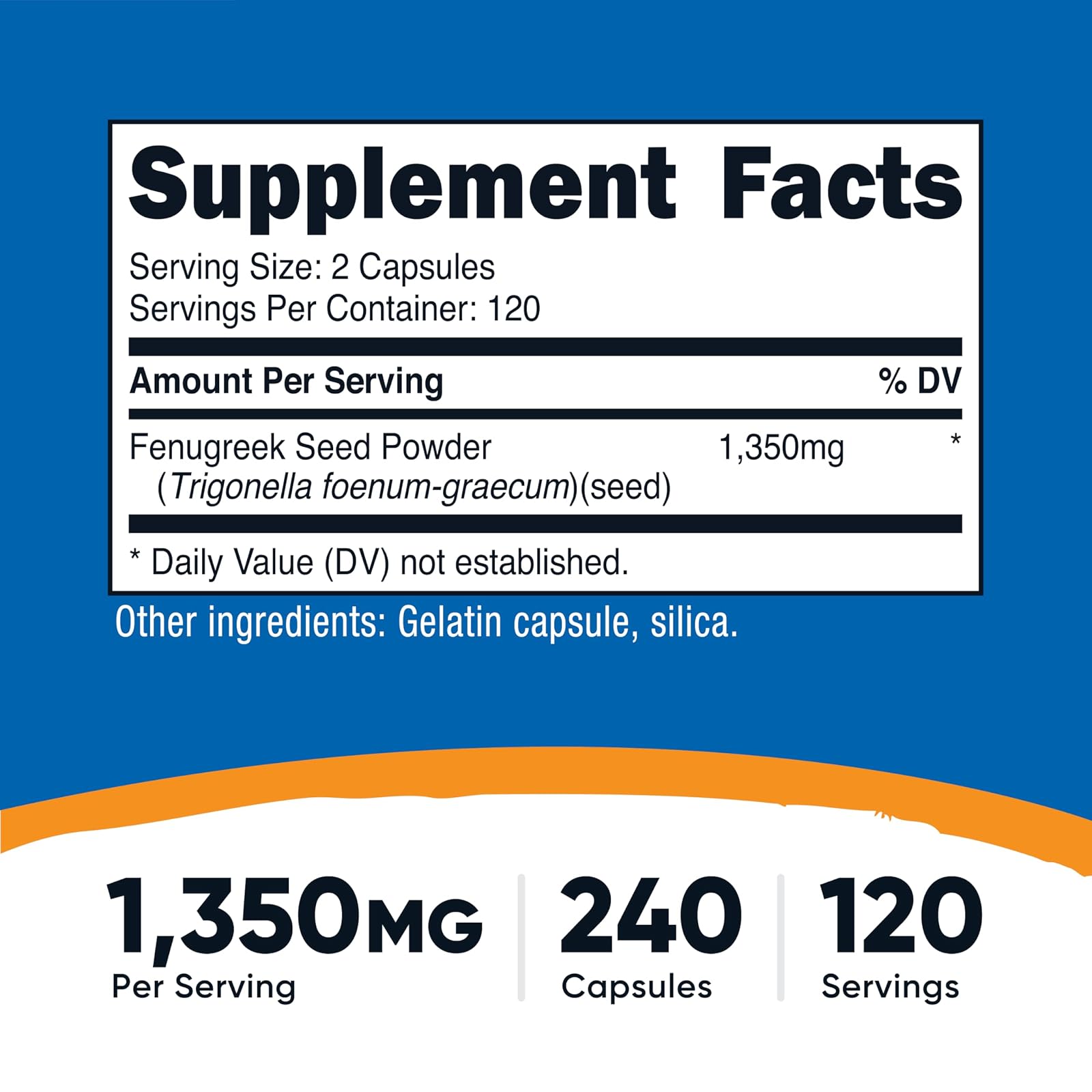 High potency Fenugreek Seed for wellness