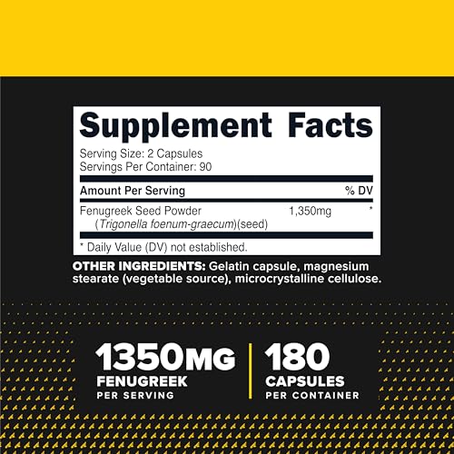 high potency fenugreek seed supplement