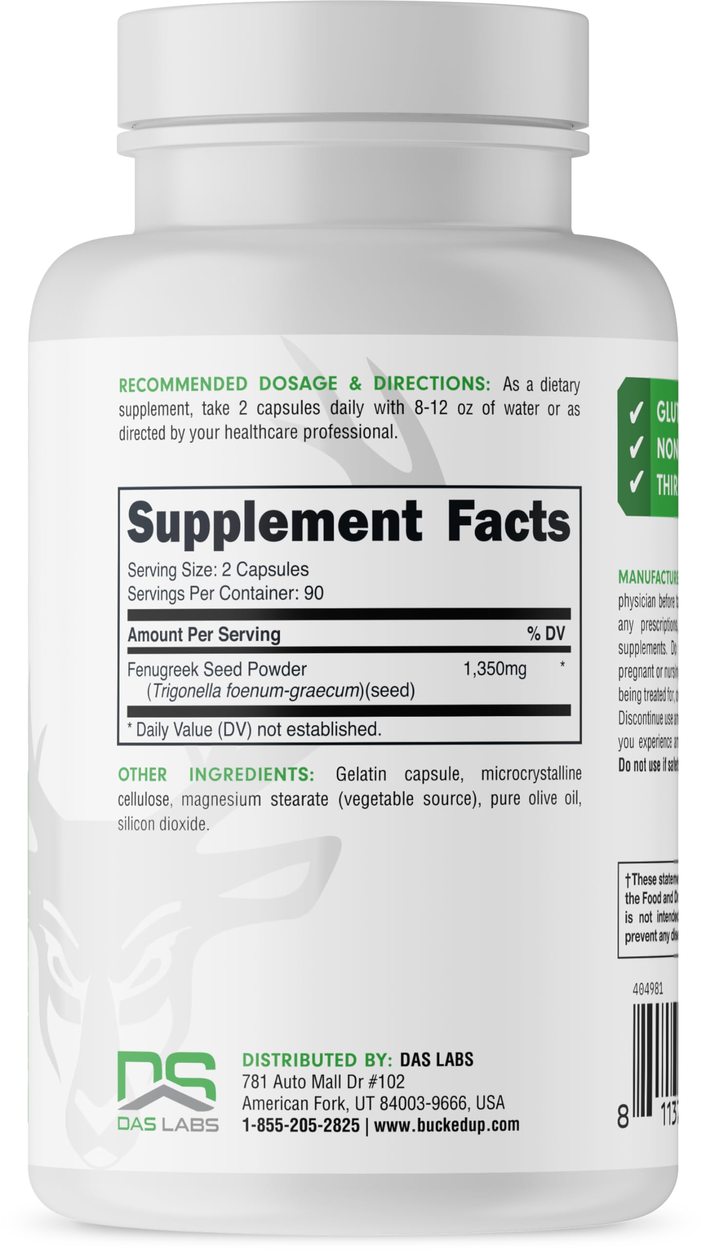 high potency Fenugreek softgels