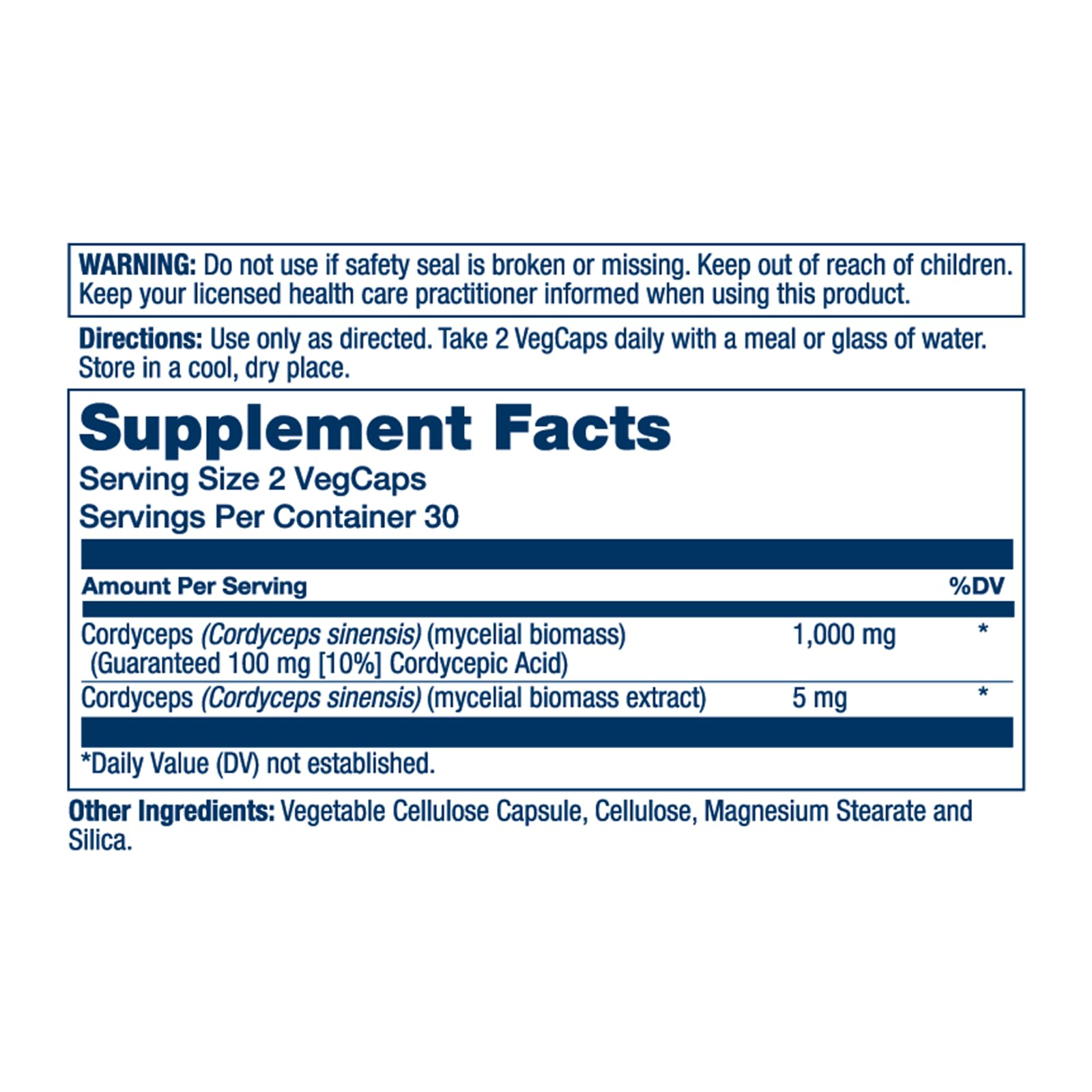 high potency fermented cordyceps capsules