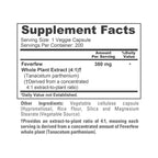 high potency feverfew capsules
