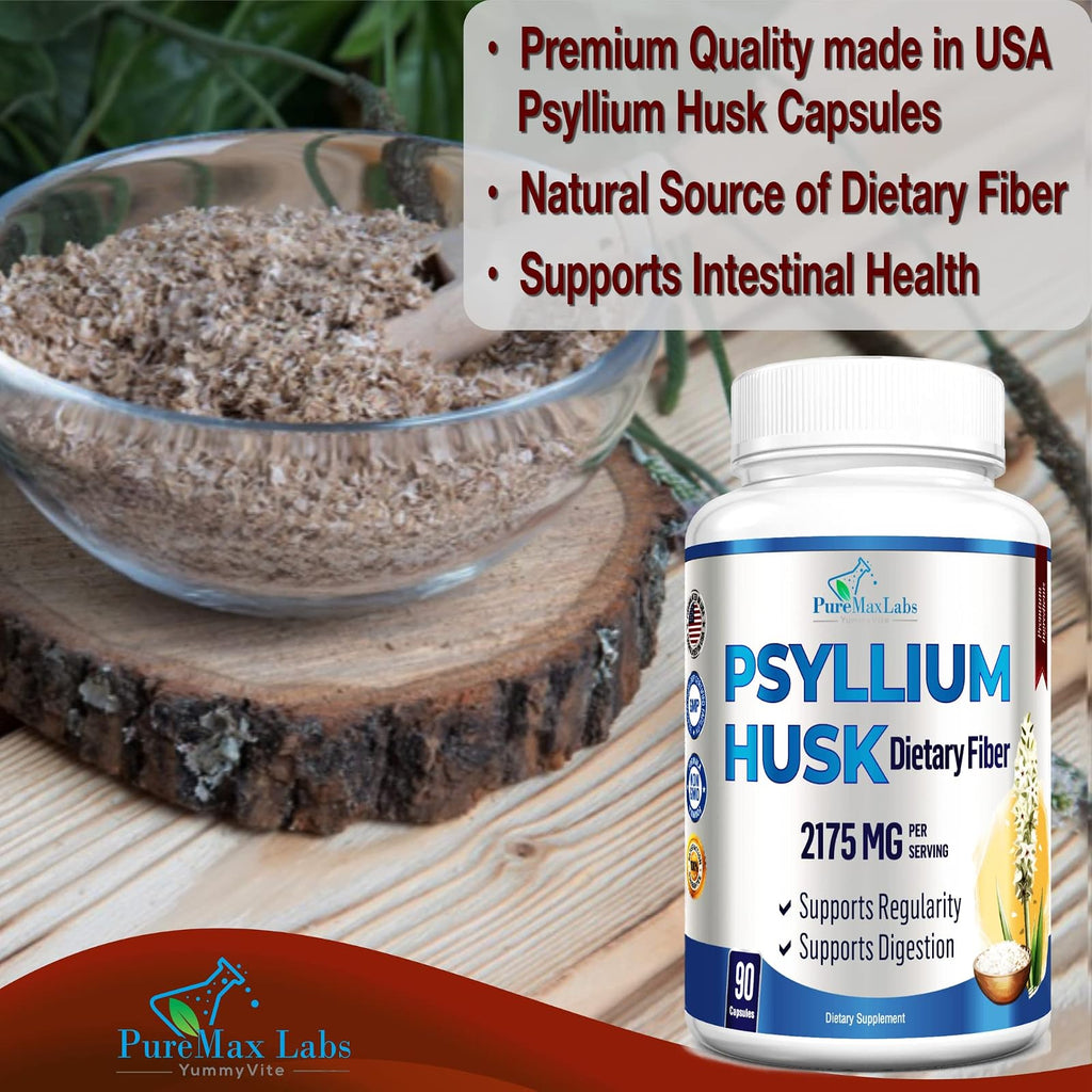 High potency fiber capsules 2175 mg