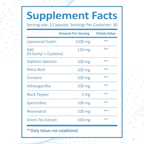high potency fisetin multivitamin