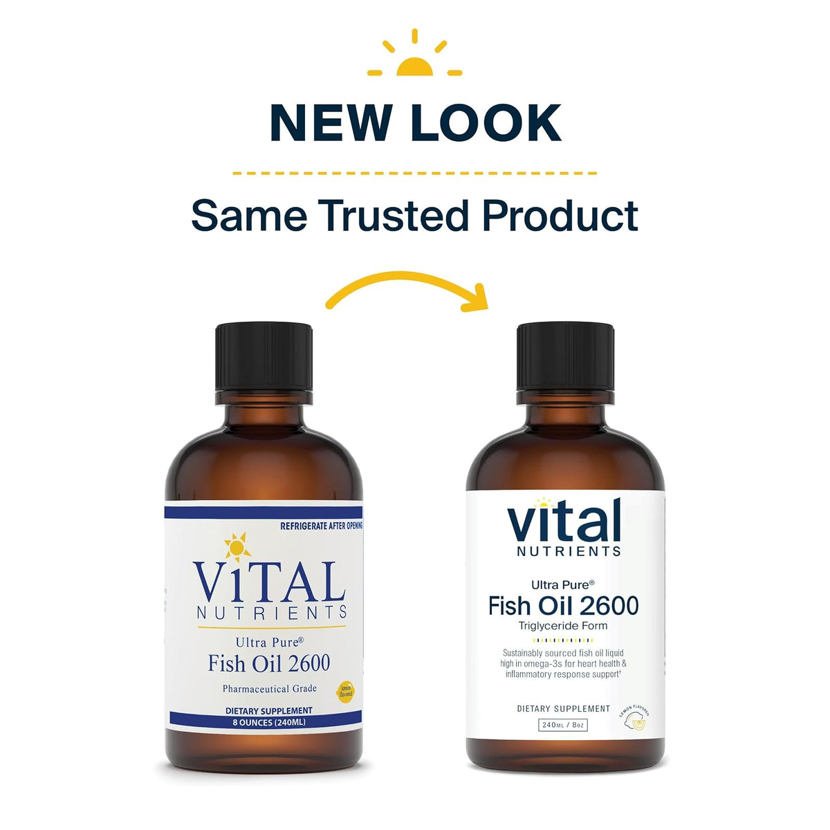 High potency fish oil capsules