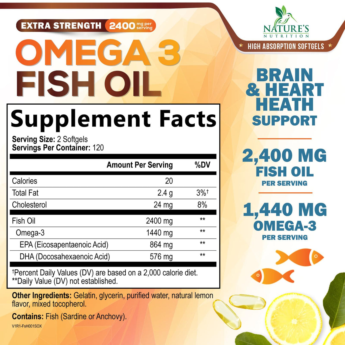 high potency fish oil capsules